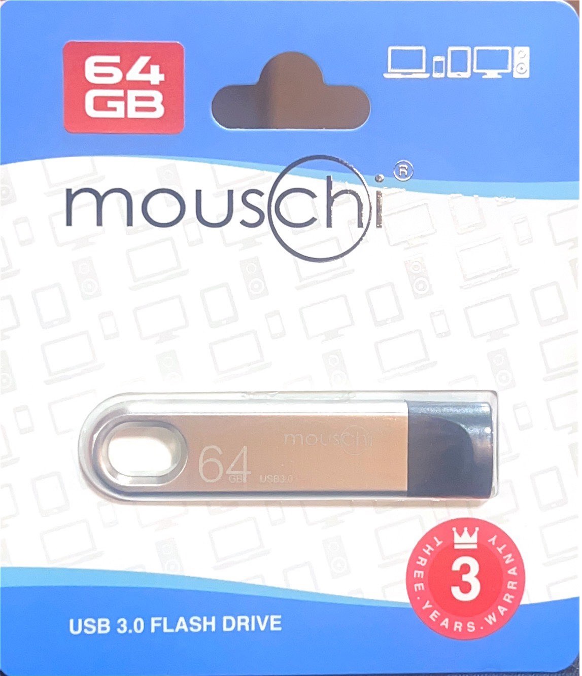 MOUSCHI PD137 64 GB USB 3.0 FLASH DRIVE - Expert-Zone