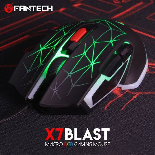 FANTECH X7 Macro RGB Mouse - 200-4800 DPI (6-STAGES) - Gaming optical ...
