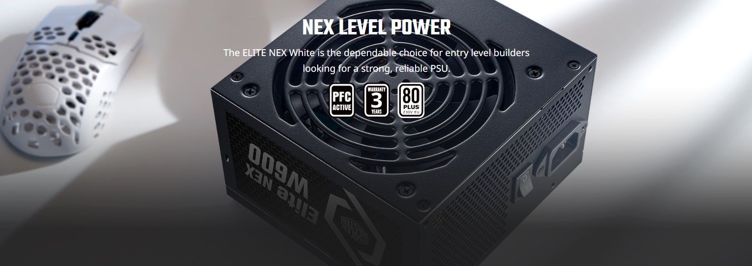 ELITE NEX WHITE W700 230V NEX POWER SUPPLY ; 80 Plus standard certified ...