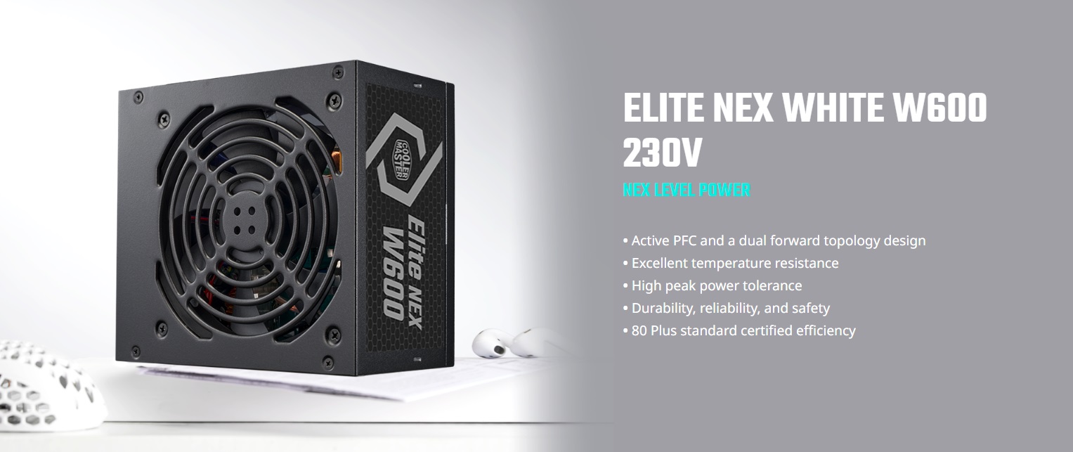ELITE NEX WHITE W700 230V NEX POWER SUPPLY ; 80 Plus standard certified ...