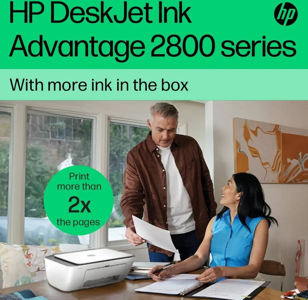 HP DeskJet Ink Advantage 2875 AIO Wireless Printer 7.5ppm