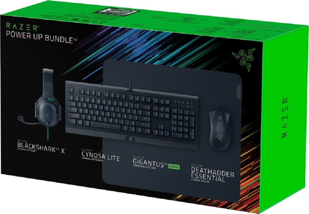 Razer Power Up Gaming Bundle V2 - Cynosa Lite, Gigantus V2 L ...