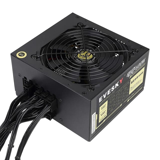 EVESKY POWER SUPPLY 600W 120MM FAN ATX12V2.3 | Expert-Zone