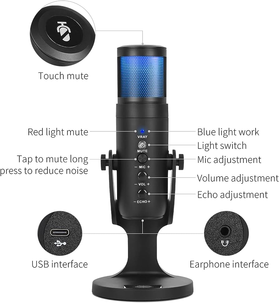 PROFESSIONAL MICROPHONE WITH STAND 360° | Expert-Zone