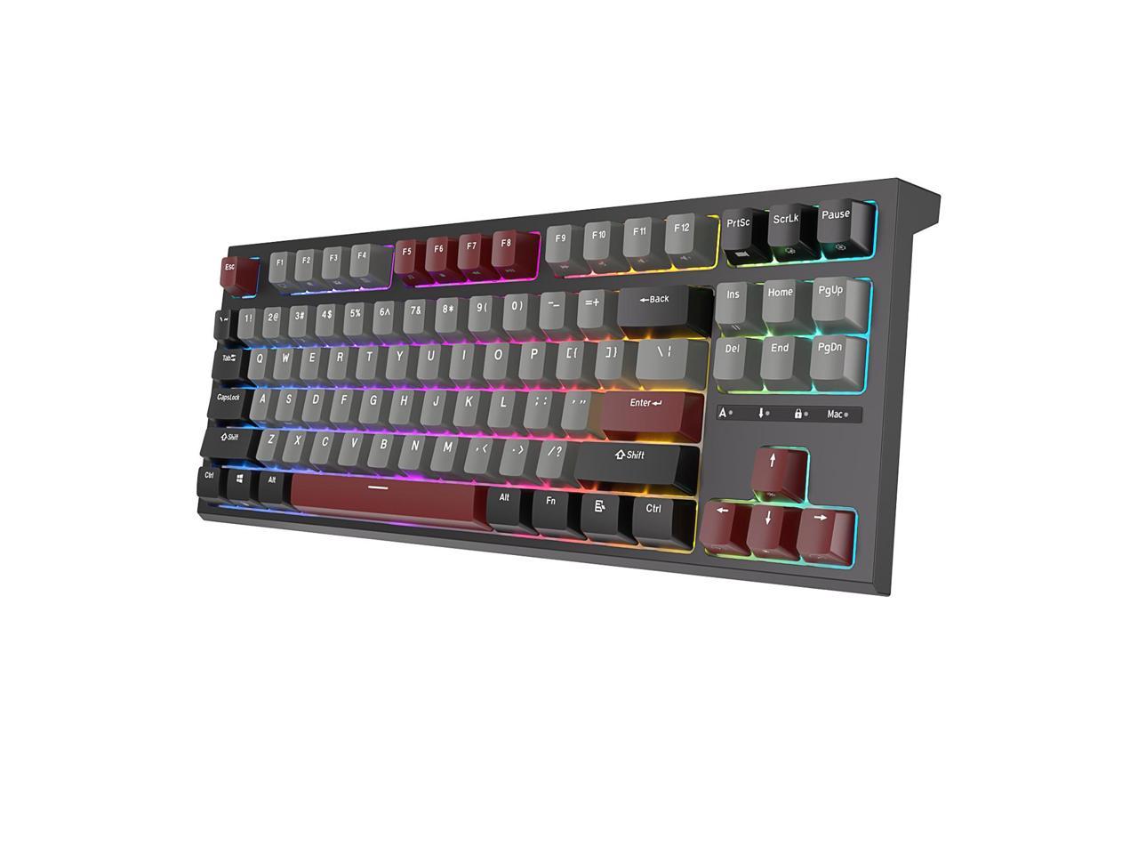 RK ROYAL KLUDGE R87 Wired Mechanical Keyboard Blue Switch – Tenkeyless ...