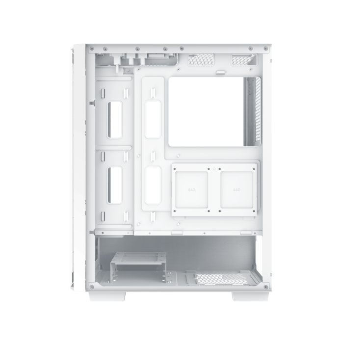 Xigmatek Elite One Arctic ATX Mid Tower Gaming PC Case w/FRONT PANEL ...