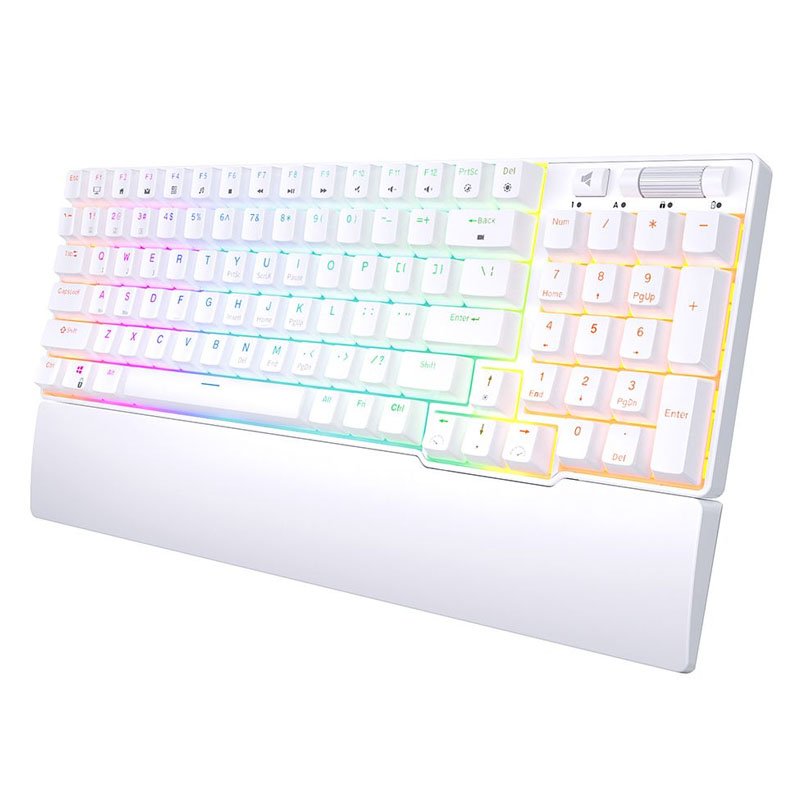 RK ROYAL KLUDGE RK96 Mechanical Keyboard , 96 Keys Hot Swappable RED ...