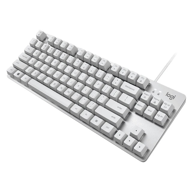 White TKL Gaming Mechanical Corded Keyboard