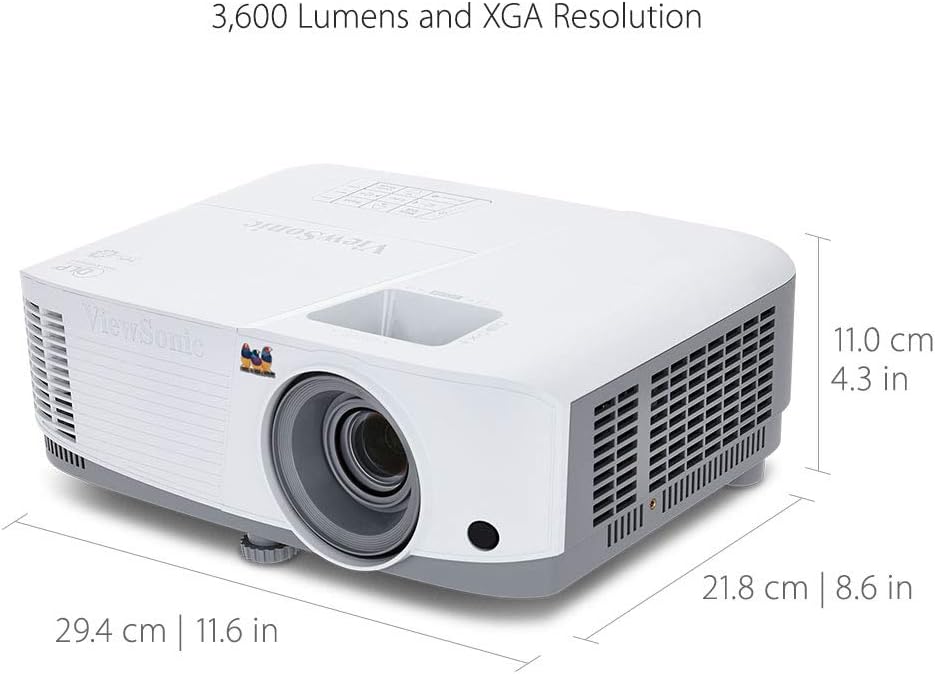 ViewSonic PA503X 3800 Lumens XGA High Brightness Projector for Home and ...