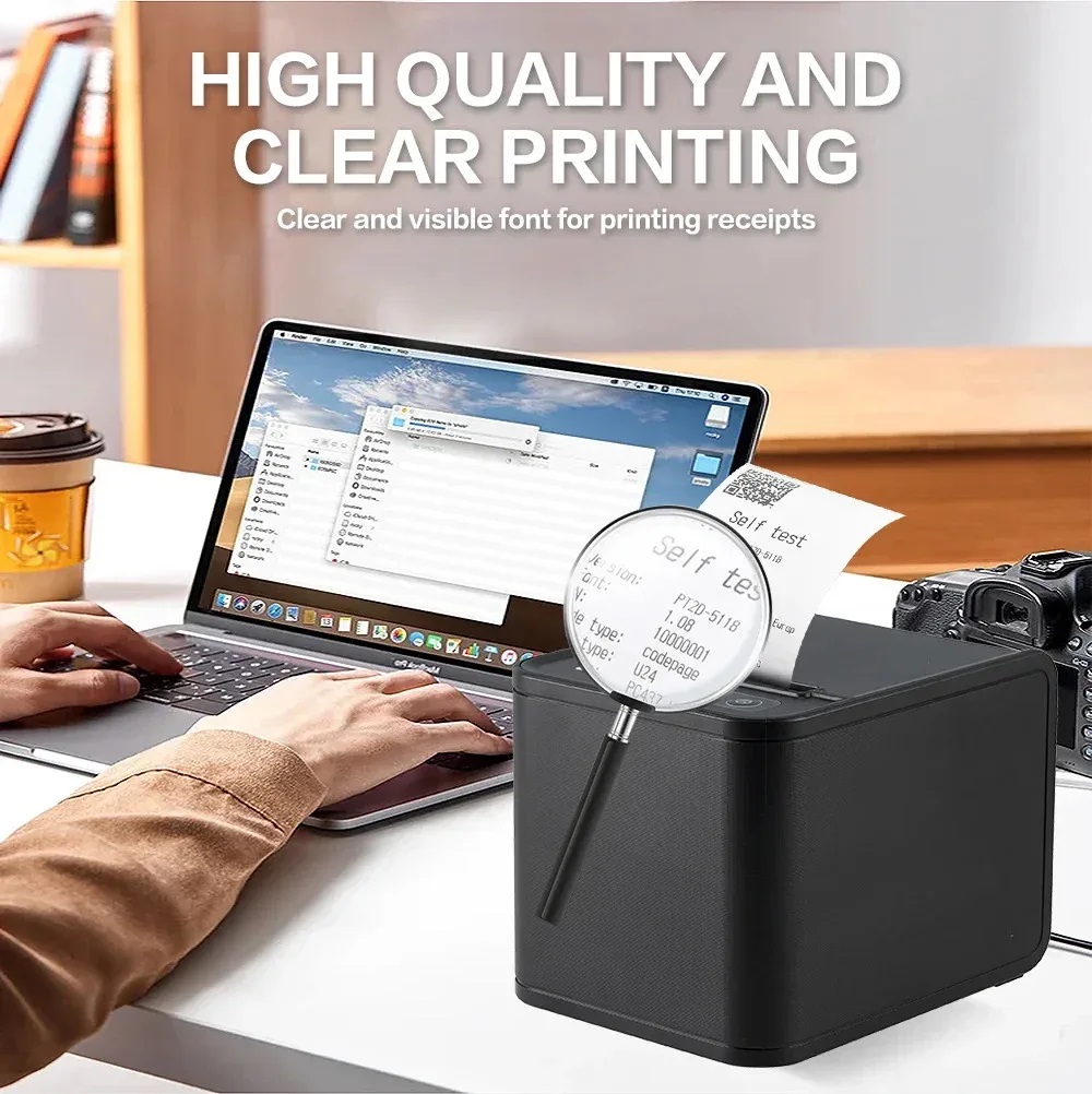 Xprinter XP 80T POS Thermal Receipt Printer 80mm USB+Lan
