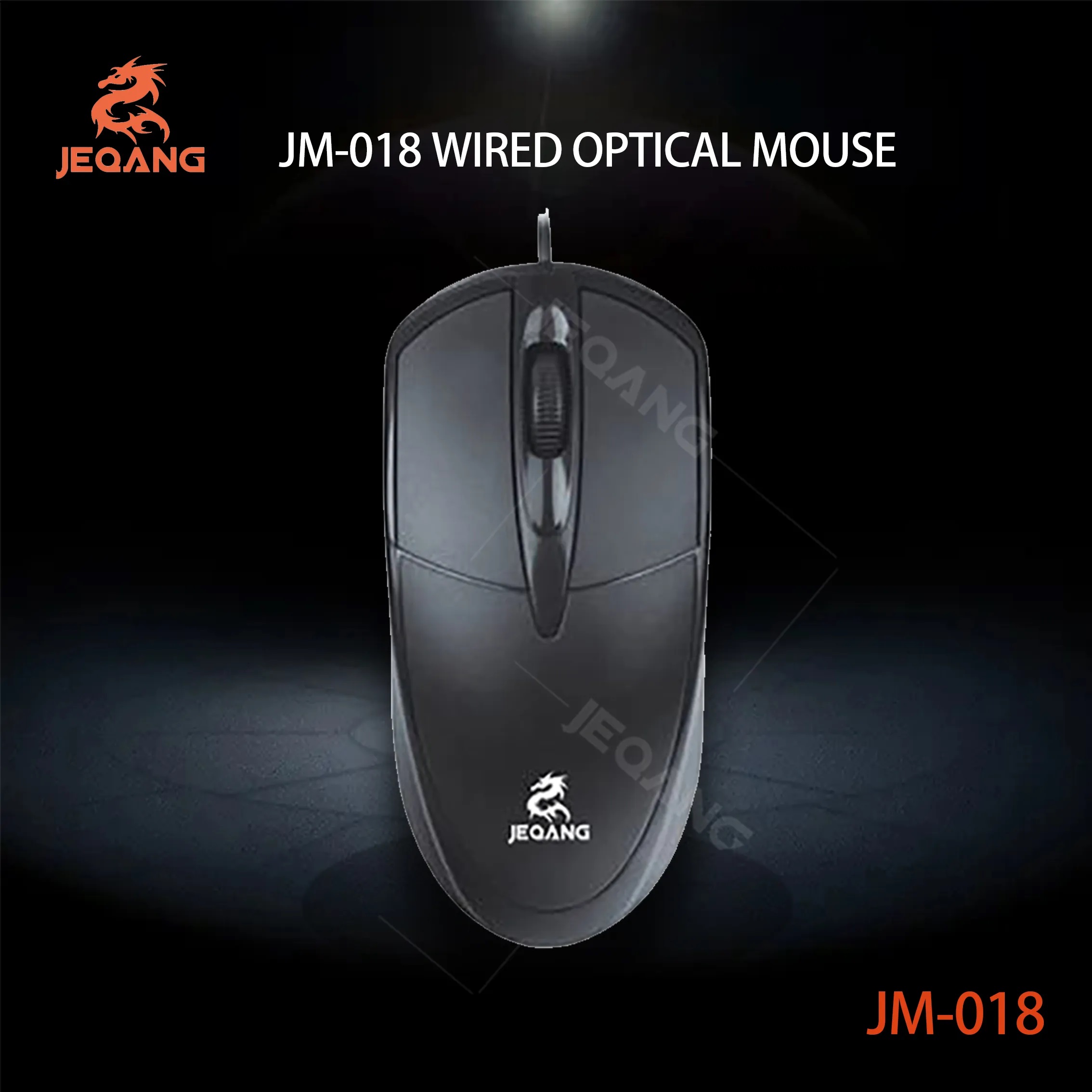 JEQANG JW 018 USB WIRED MOUSE Adjustable DPI Optical Sensor