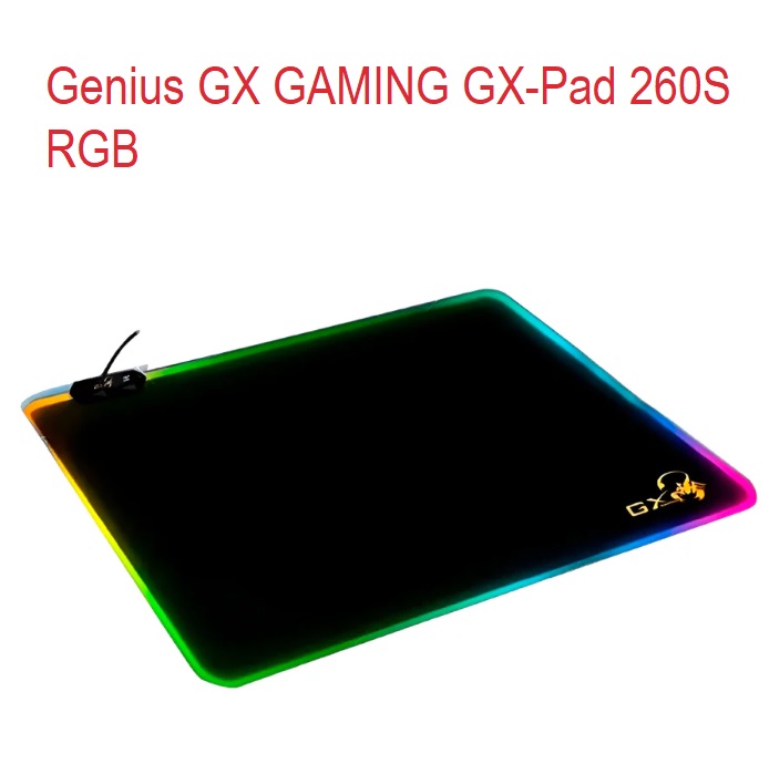 Genius GX-PAD 260S RGB Gaming MousePad 240 x 260 x 3 mm