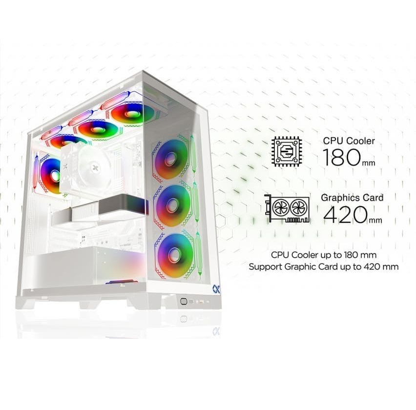 XIGMATEC Endorphin Ultra Arctic White PC Case ATX