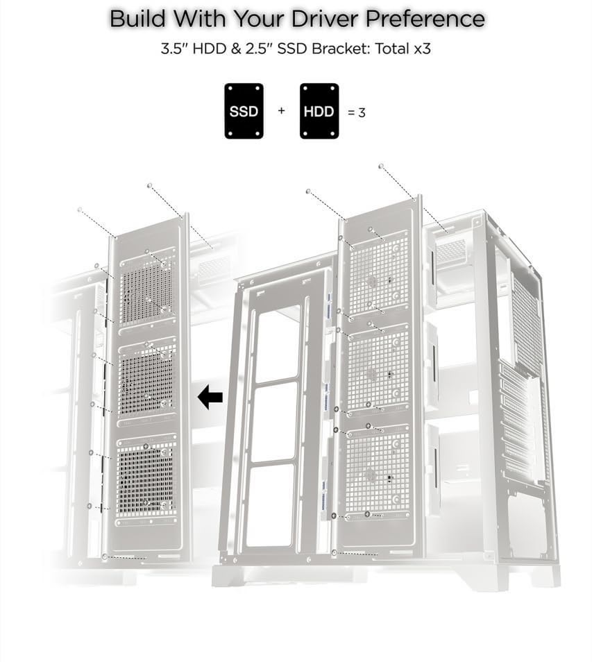 XIGMATEC Endorphin Ultra Arctic White PC Case ATX