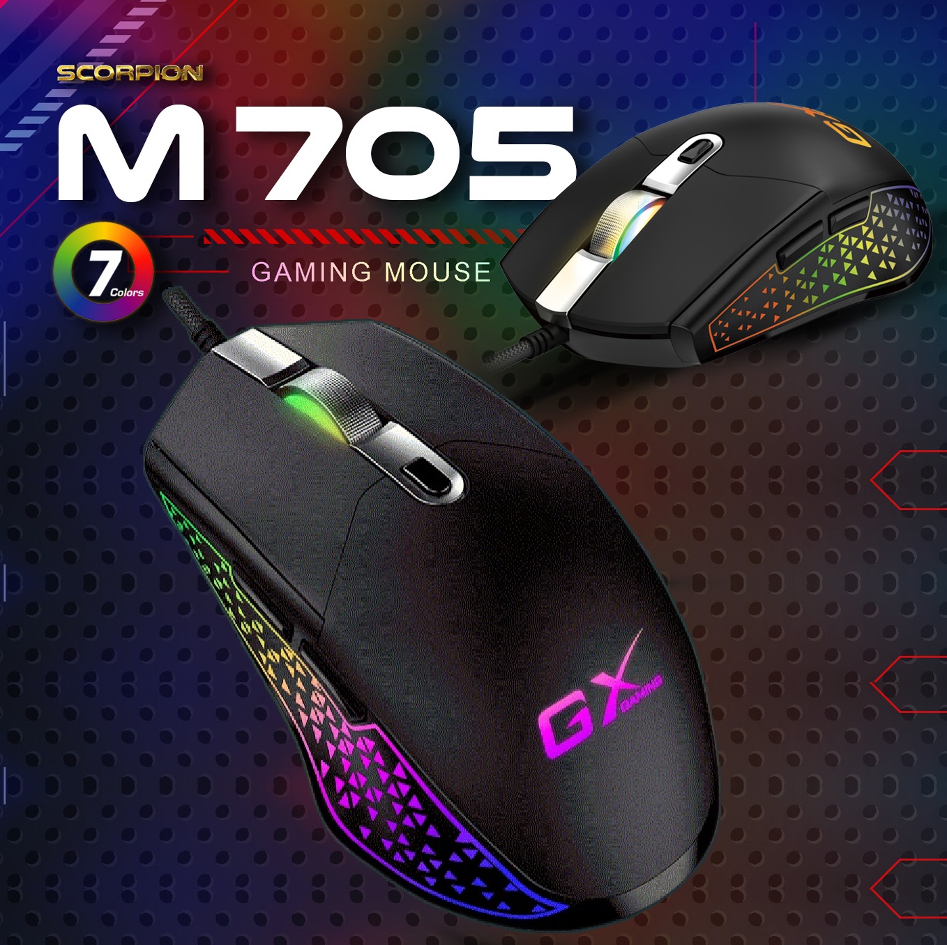 Genius Scorpion M705 RGB Gaming Mouse