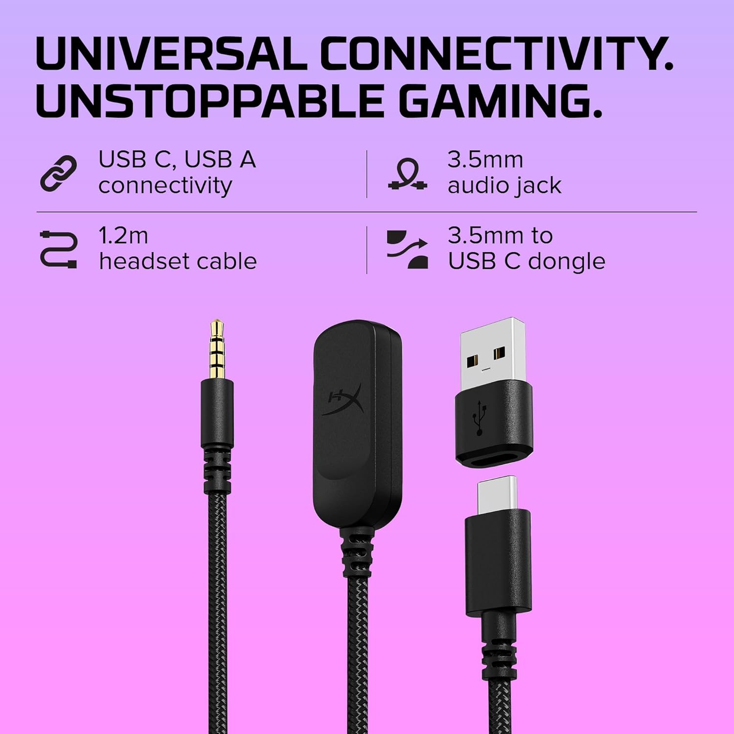 HyperX Cloud II – Gaming Headset, 7.1 Surround Sound, Memory Foam Ear Pads, Durable Aluminum ...