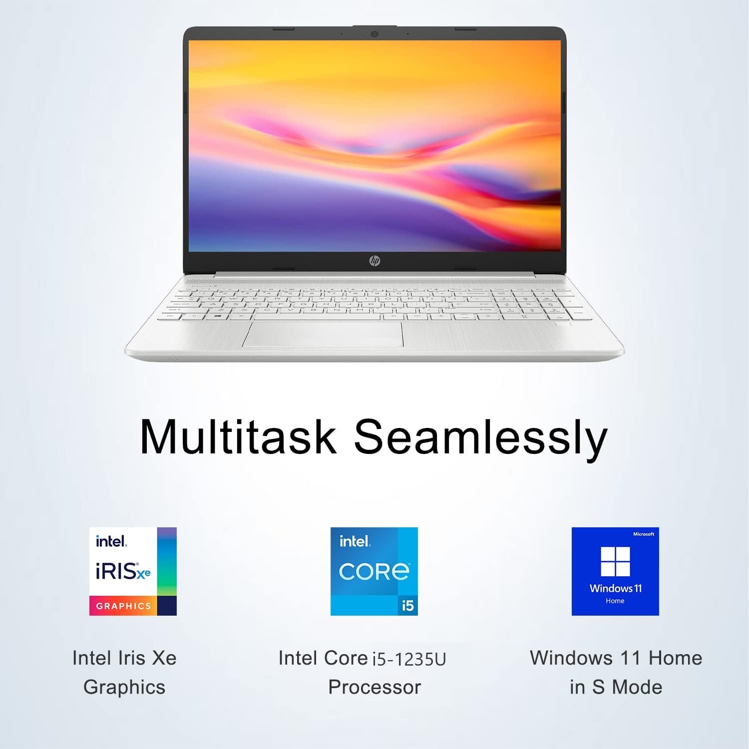 HP TouchScreen Laptop i5-1235U Iris Xe Graphics Windows 11