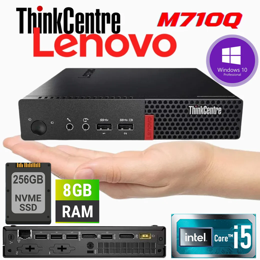 LENOVO ThinkCentre M710 Tiny Desktop PC : Intel® Core™ i5-7500T , | 8GB ...
