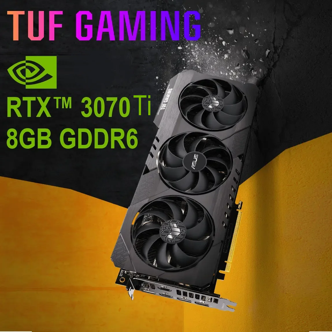 TUF Gaming GeForce RTX 3070 Ti 8GB GDDR6X Graphics Card With Axial-Tech ...