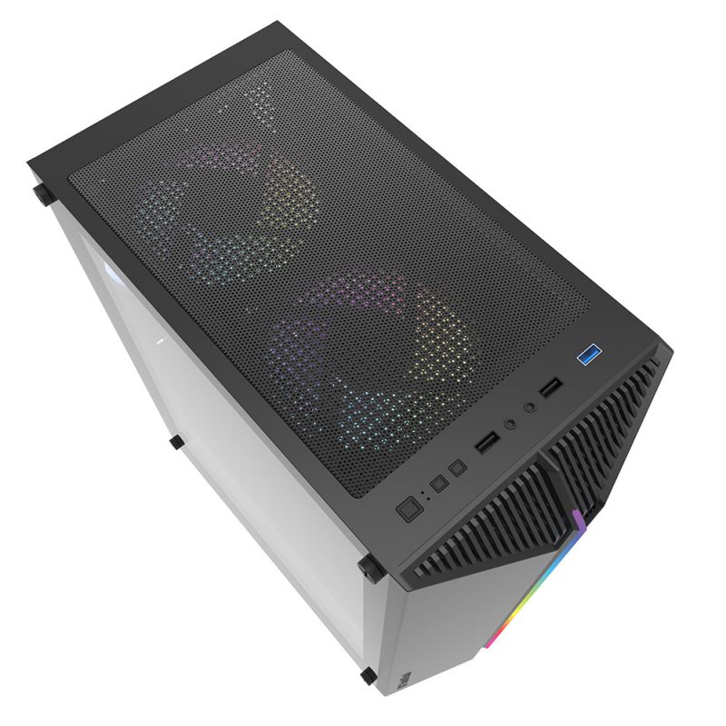Front Panel ARGB Gaming PC Case